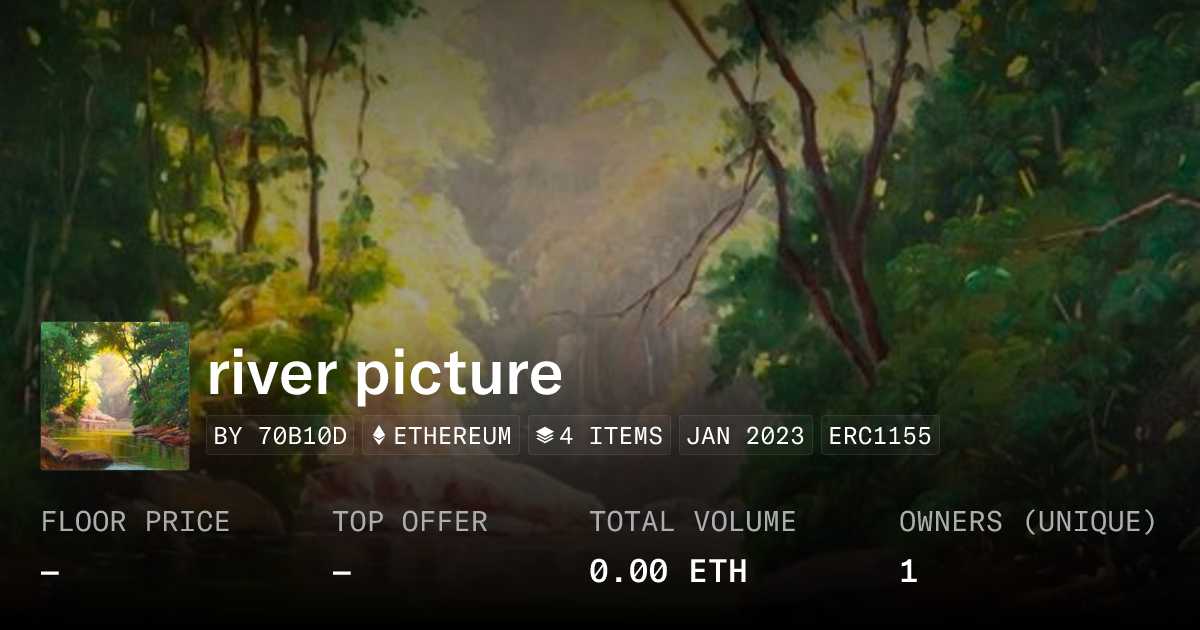 river picture - Collection | OpenSea