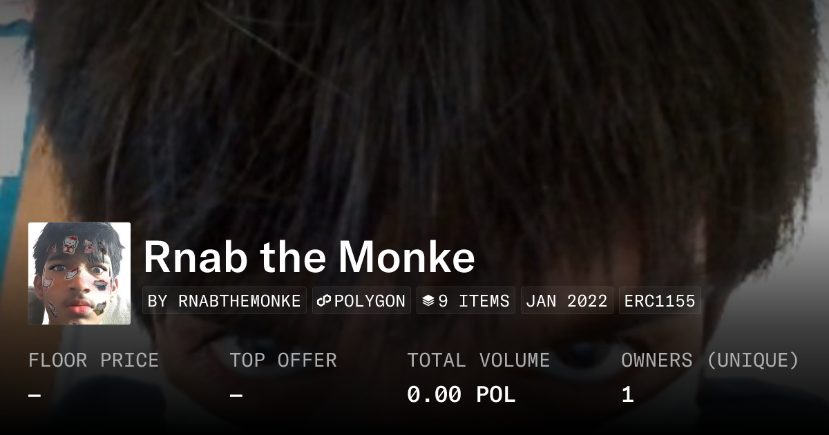 Rnab the Monke - Collection | OpenSea