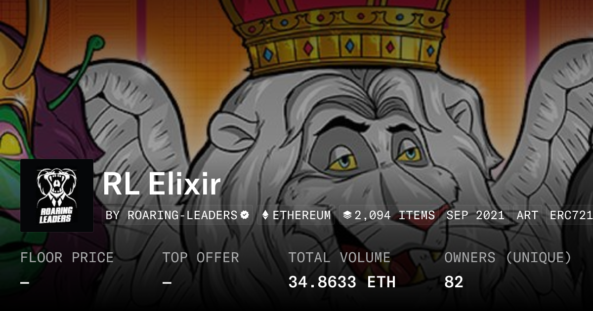 RL Elixir - Collection | OpenSea