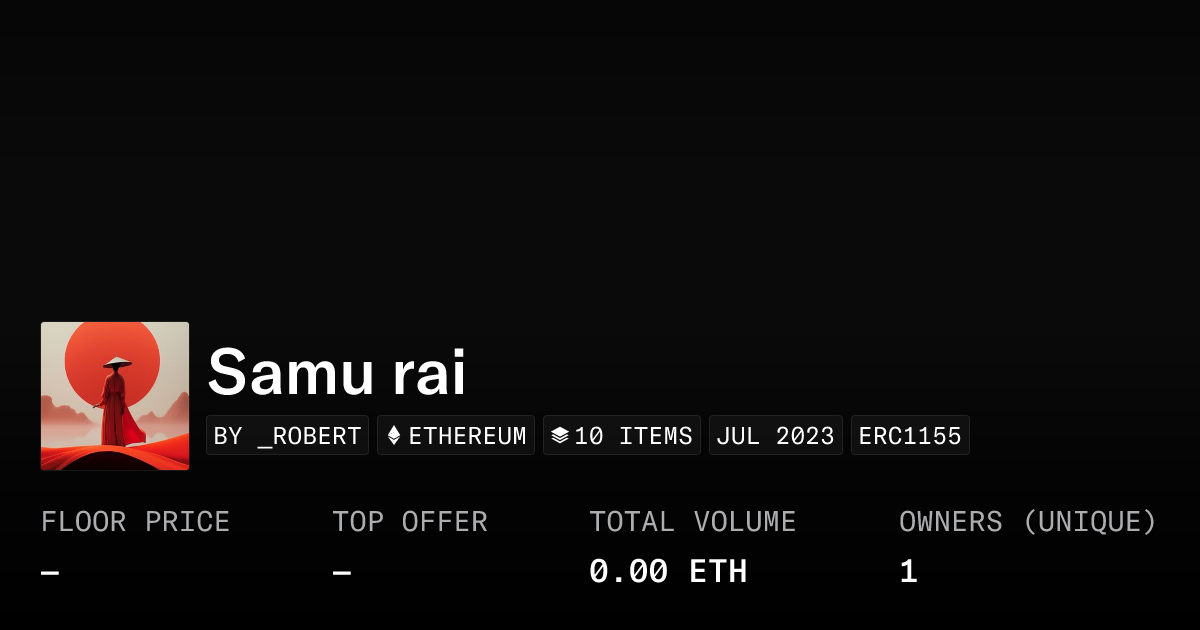 Samu rai - Collection | OpenSea