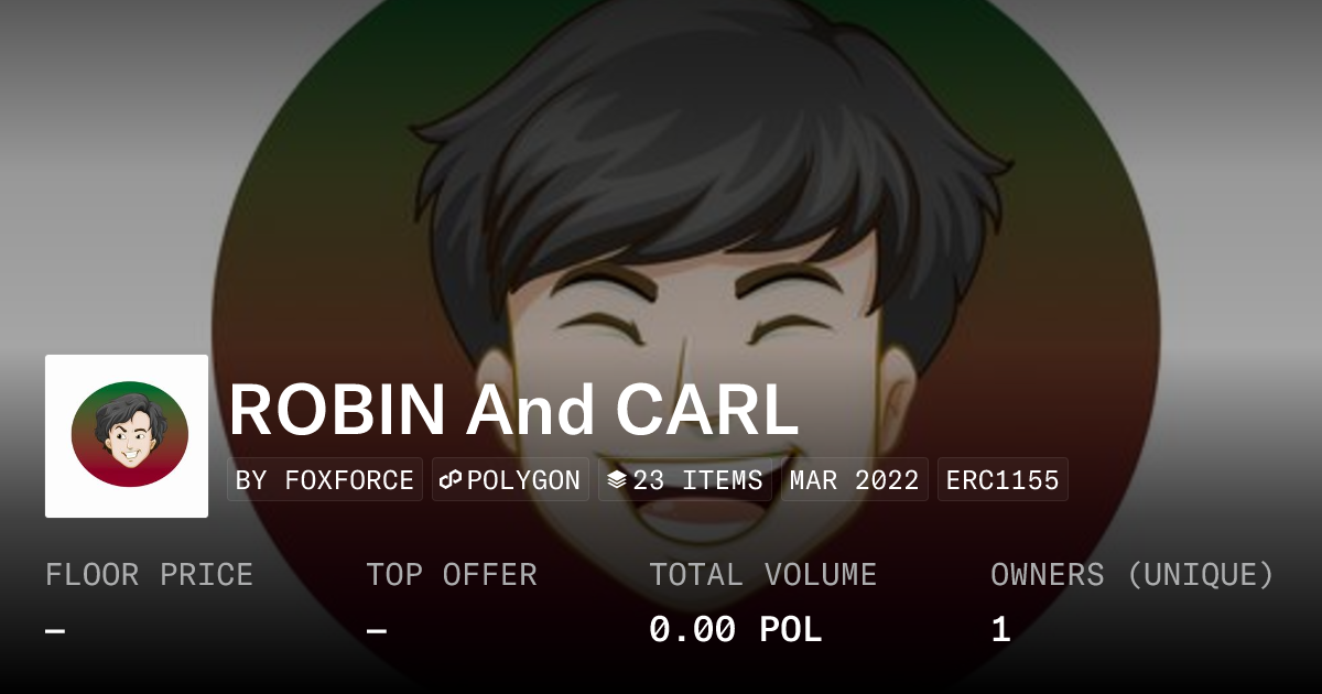 ROBIN And CARL - Collection | OpenSea