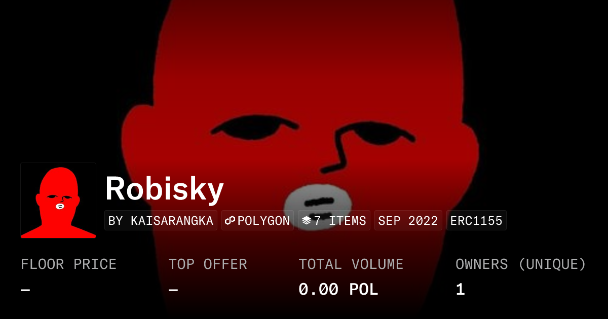 Robisky - Collection | OpenSea