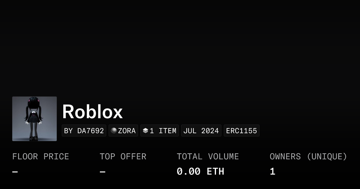 Roblox - Collection | OpenSea