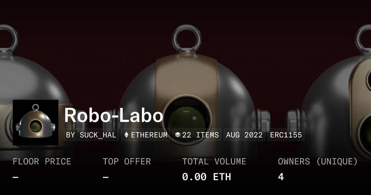 Robo-Labo - Collection | OpenSea