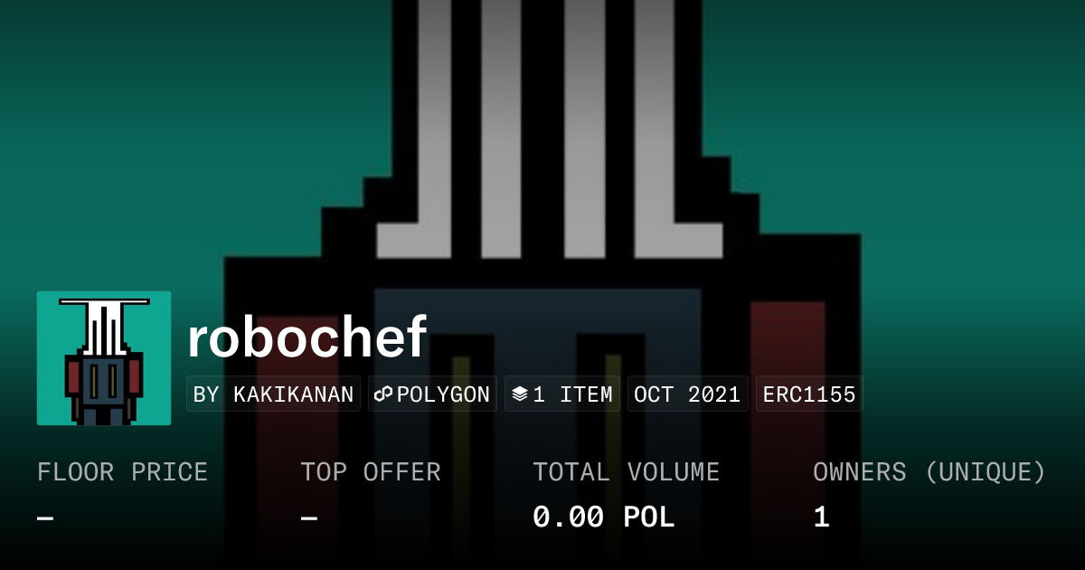 robochef - Collection | OpenSea