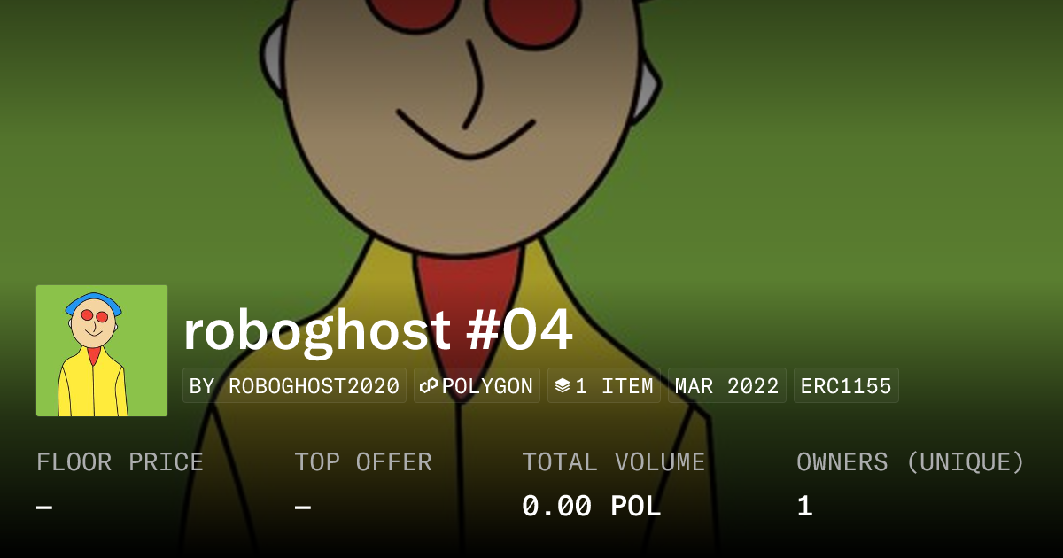 roboghost #04 - Collection | OpenSea