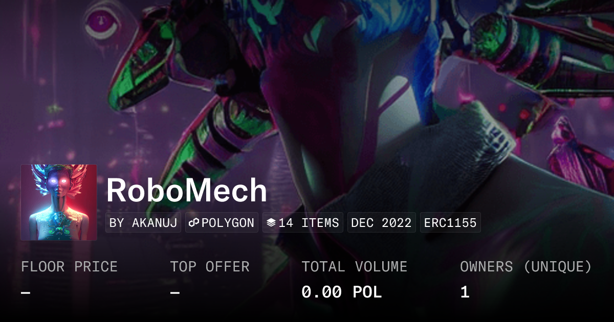 RoboMech - Collection | OpenSea