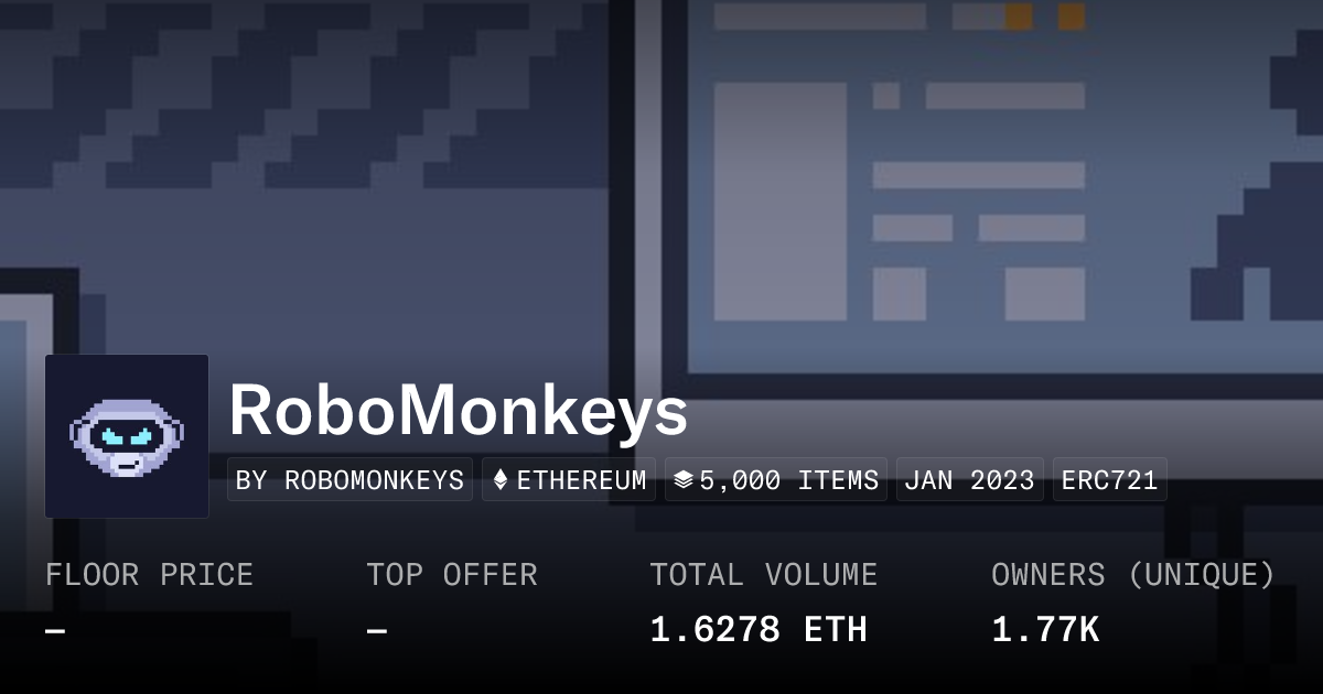 RoboMonkeys - Collection | OpenSea