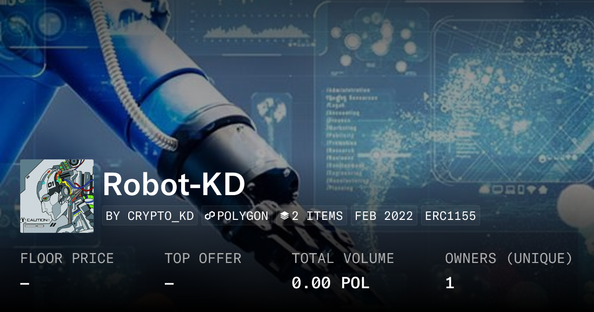 Robot-KD - Collection | OpenSea