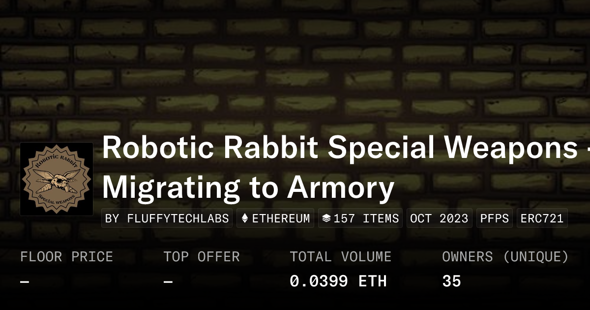 Robotic Rabbit Special Weapons - Collection | OpenSea