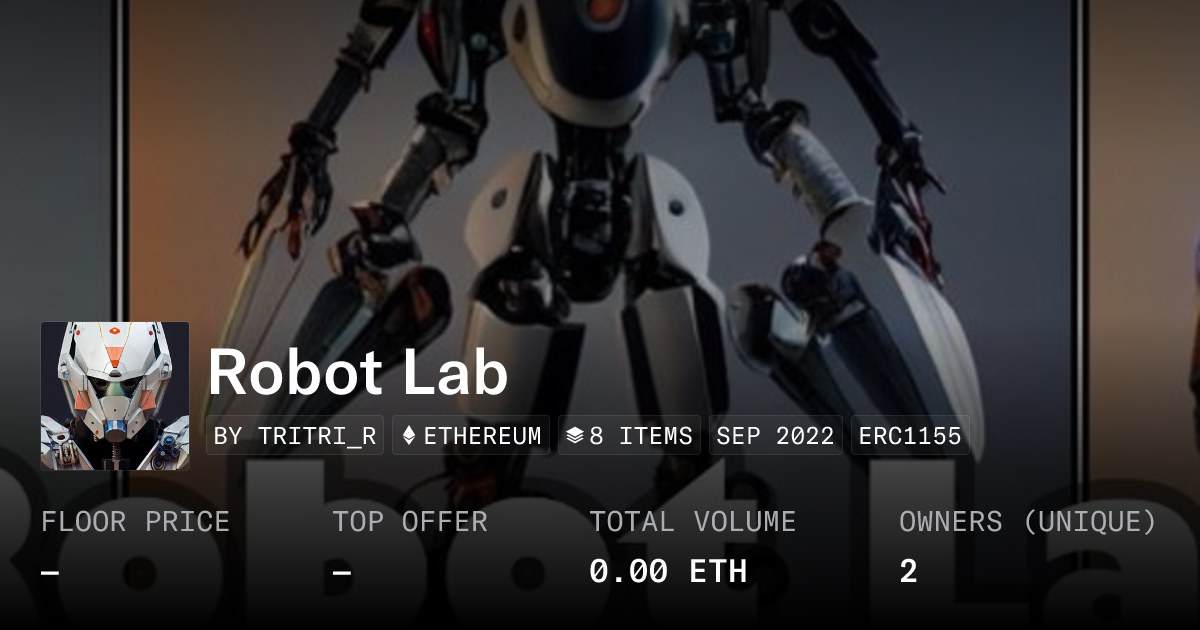 Robot Lab - Collection | OpenSea