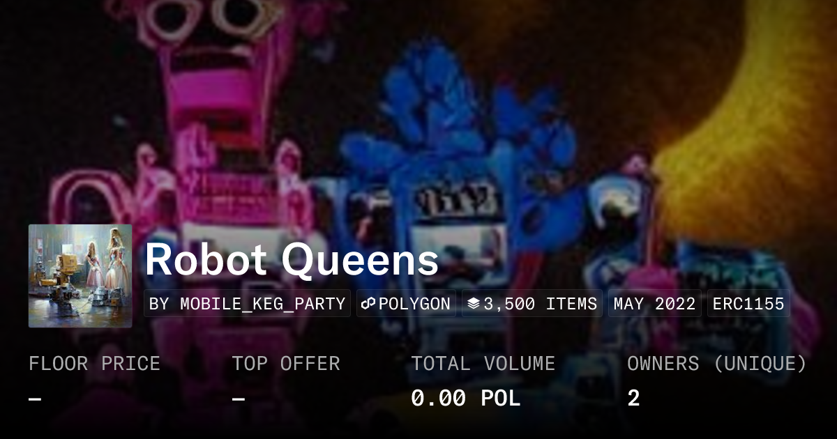 Robot Queens - Collection | OpenSea