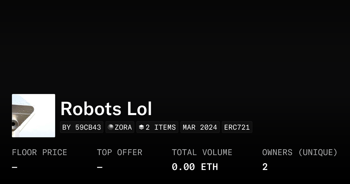 Robots Lol - Collection | OpenSea