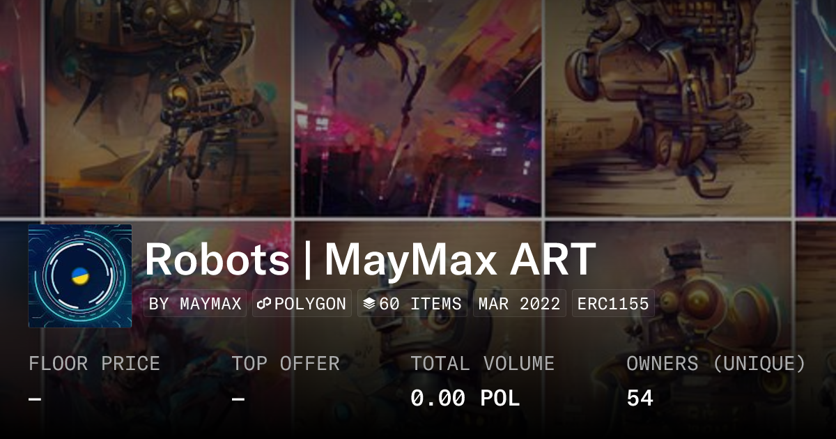 Robots | MayMax ART - Collection | OpenSea
