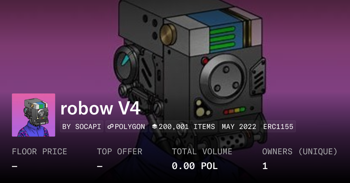 robow V4 - Collection | OpenSea