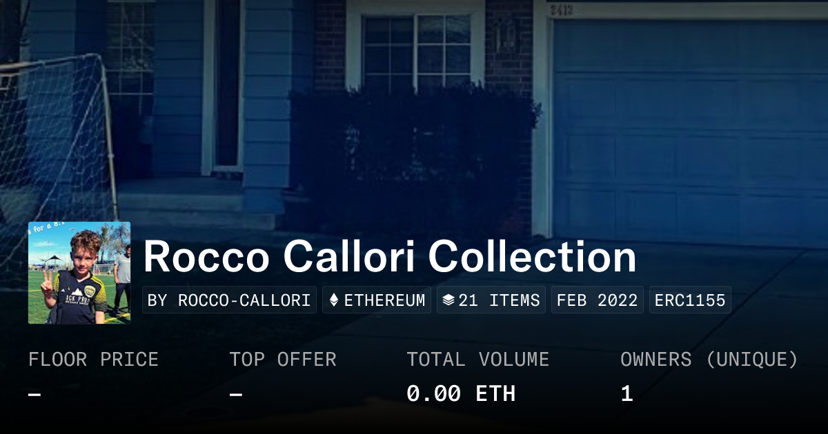 Rocco Callori Collection - Collection | OpenSea