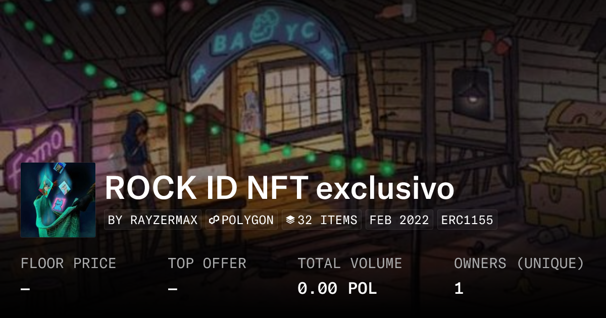 ROCK ID NFT exclusivo - Collection | OpenSea