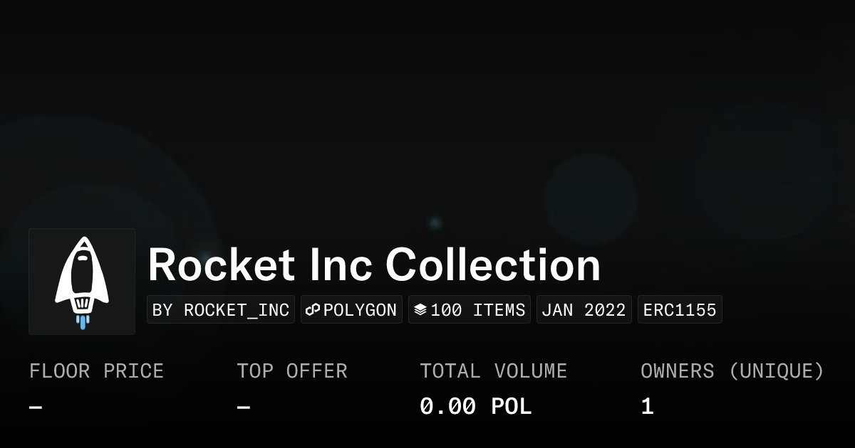Rocket Inc Collection - Collection | OpenSea