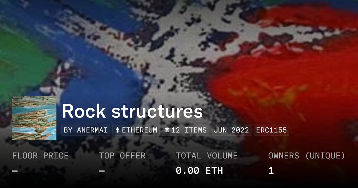 Rock structures - Collection | OpenSea