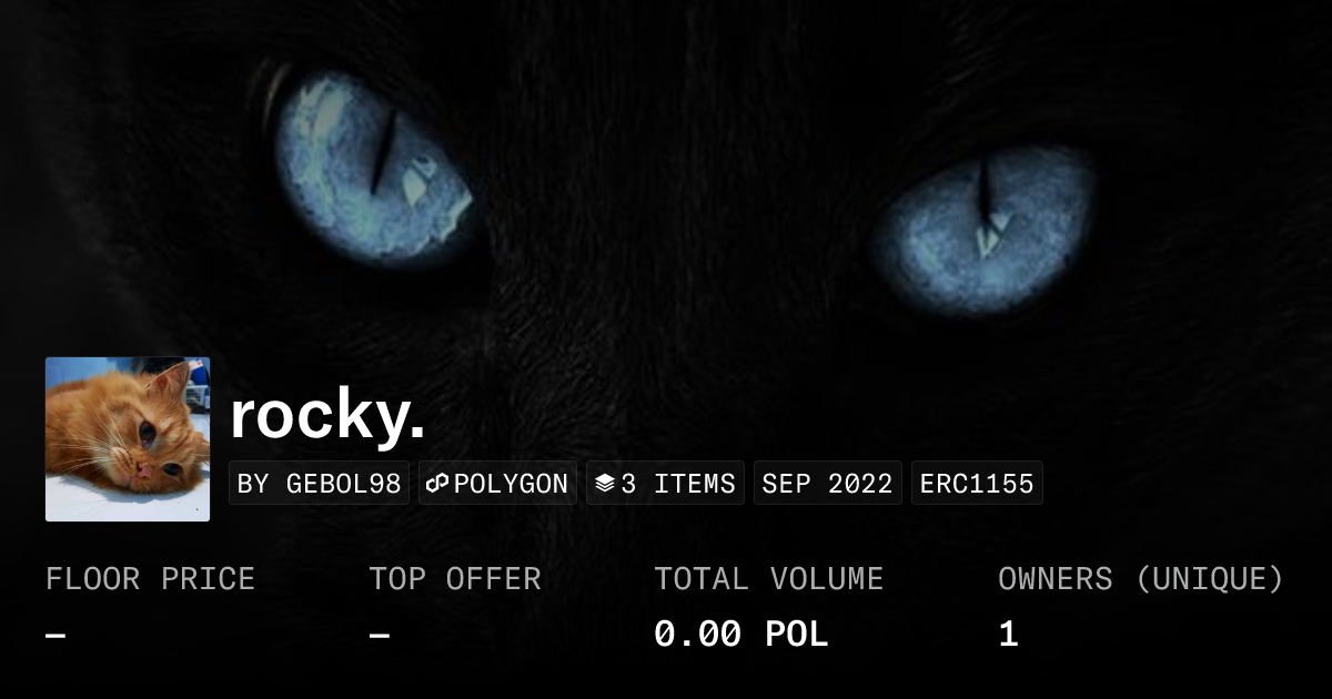 rocky. - Collection | OpenSea