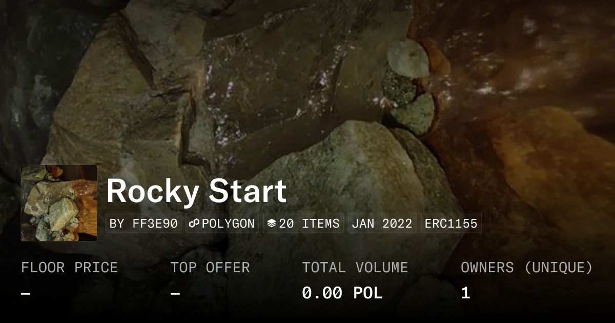 Rocky Start - Collection | OpenSea