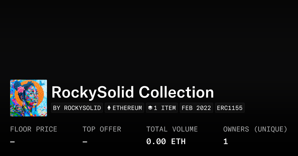 RockySolid Collection - Collection | OpenSea