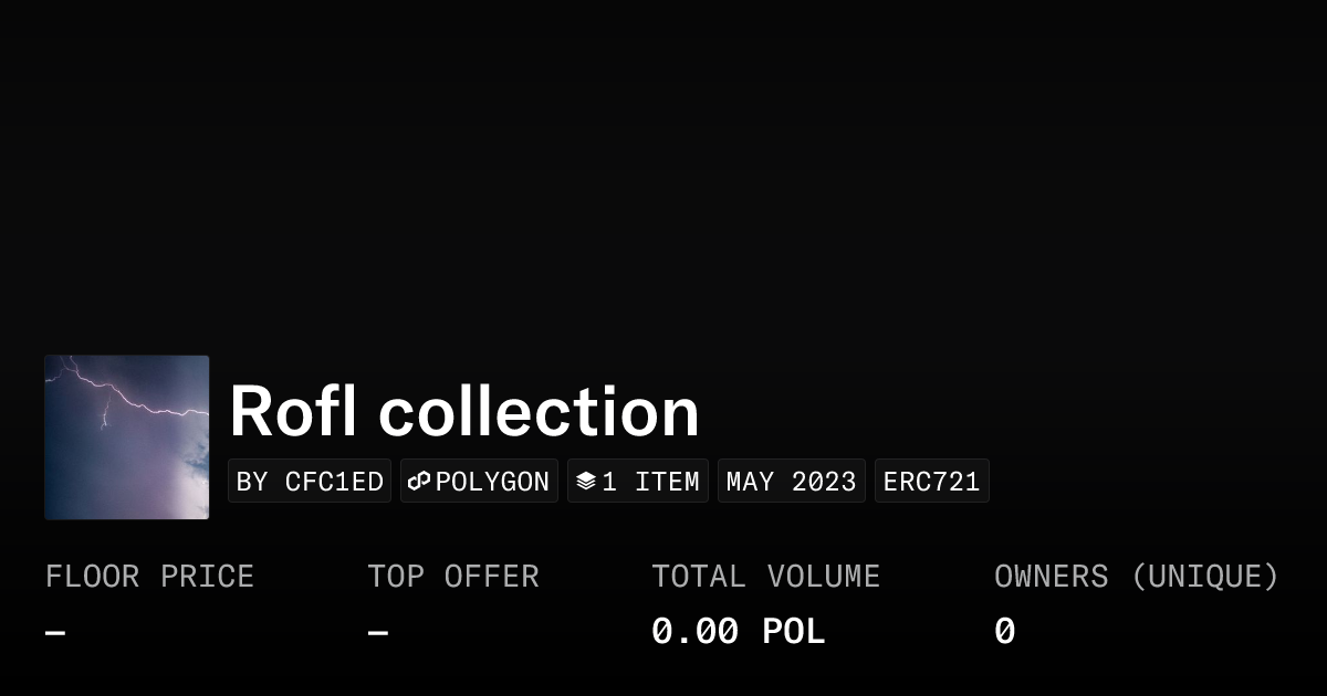 Rofl collection - Collection | OpenSea