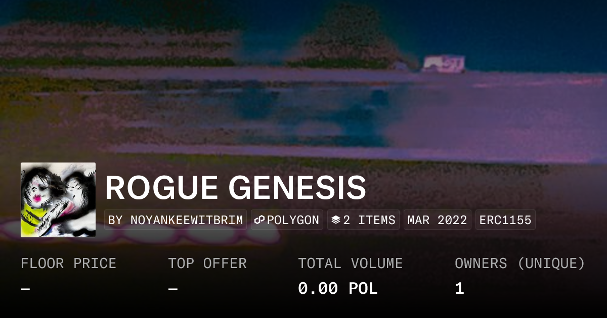 ROGUE GENESIS - Collection | OpenSea