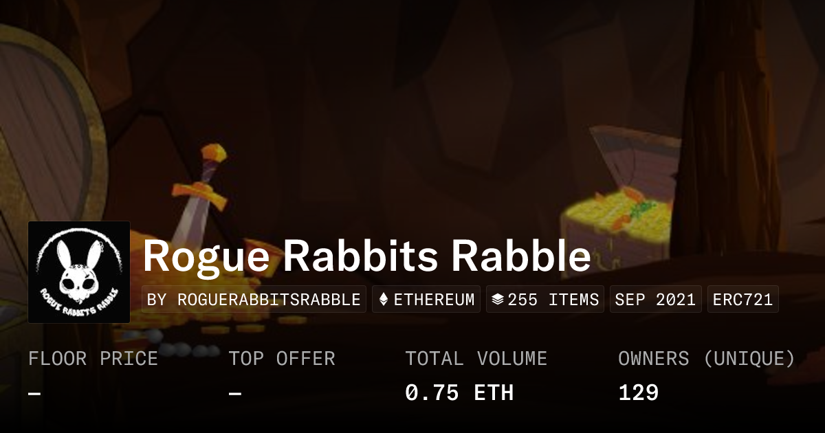 Rogue Rabbits Rabble - Collection | OpenSea