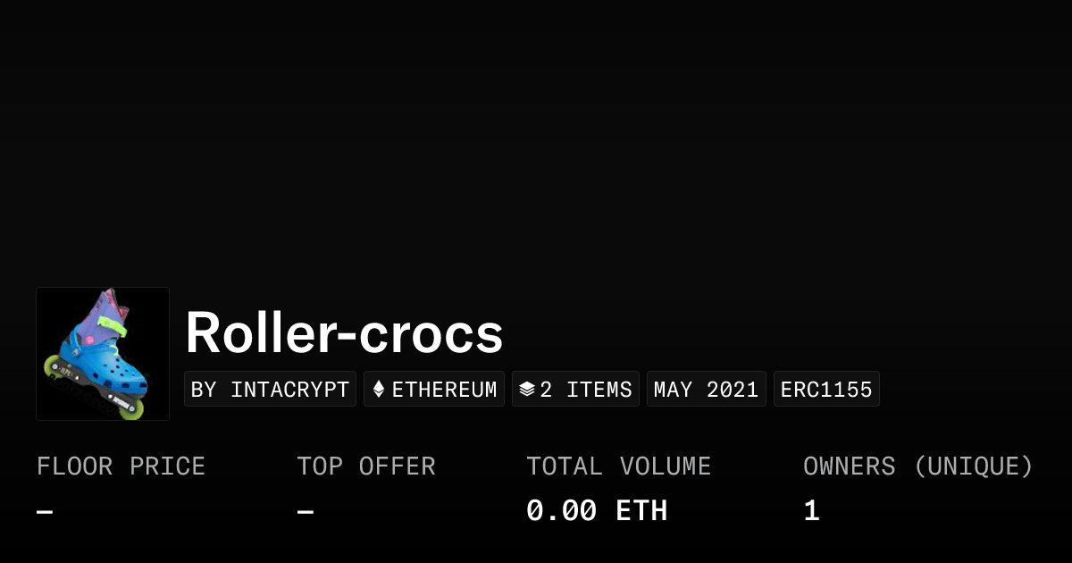 Roller-crocs - Collection | OpenSea