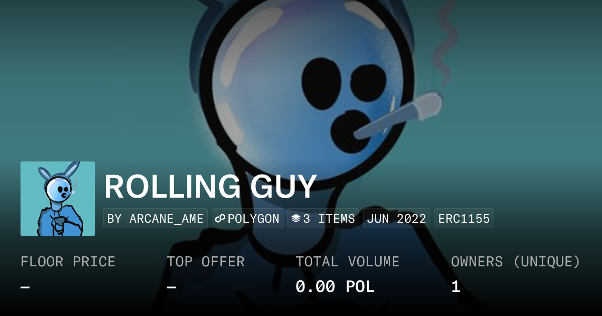 ROLLING GUY - Collection | OpenSea