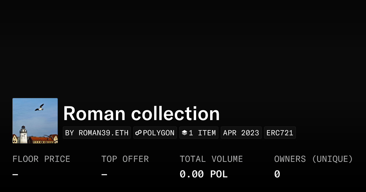 Roman collection - Collection | OpenSea