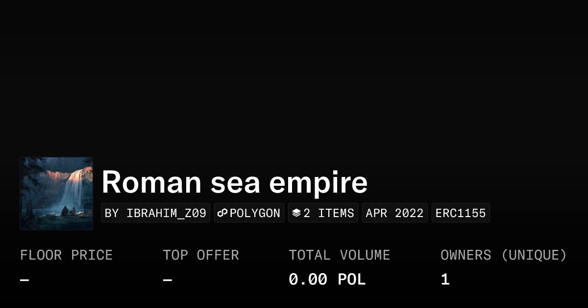 Roman sea empire - Collection | OpenSea