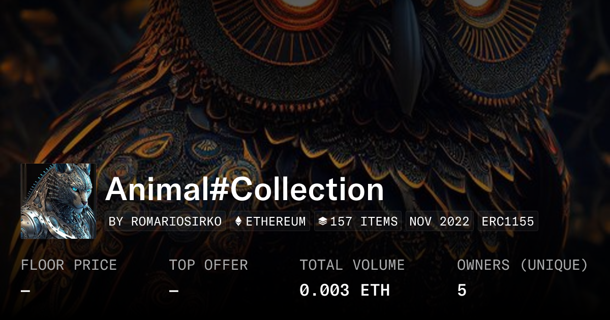 Animal#Collection - Collection | OpenSea