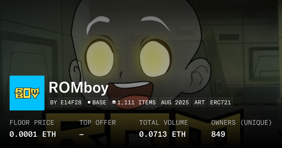 ROMboy - Collection | OpenSea