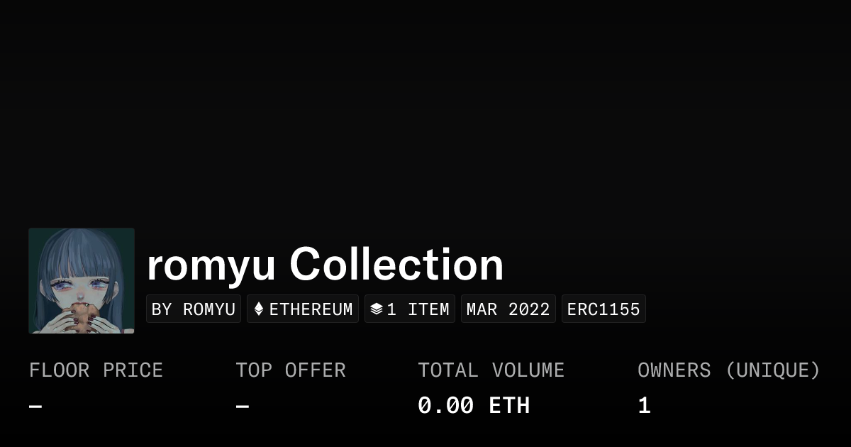 romyu Collection - Collection | OpenSea