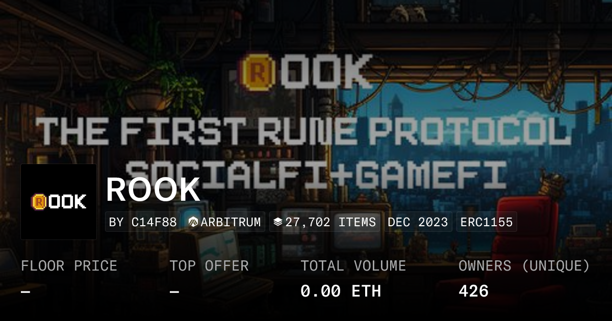 ROOK - Collection | OpenSea