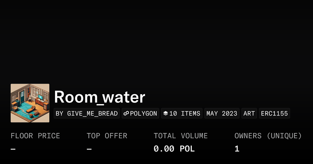 Room_water - Collection | OpenSea