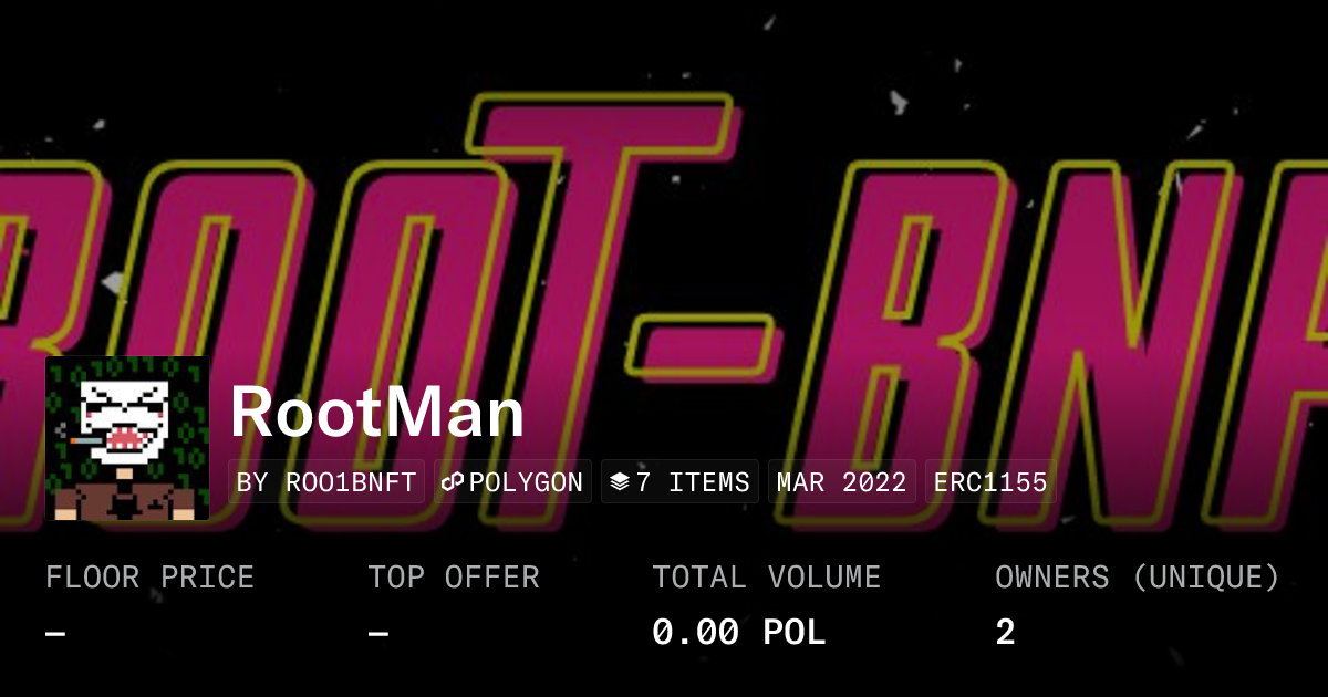 RootMan - Collection | OpenSea