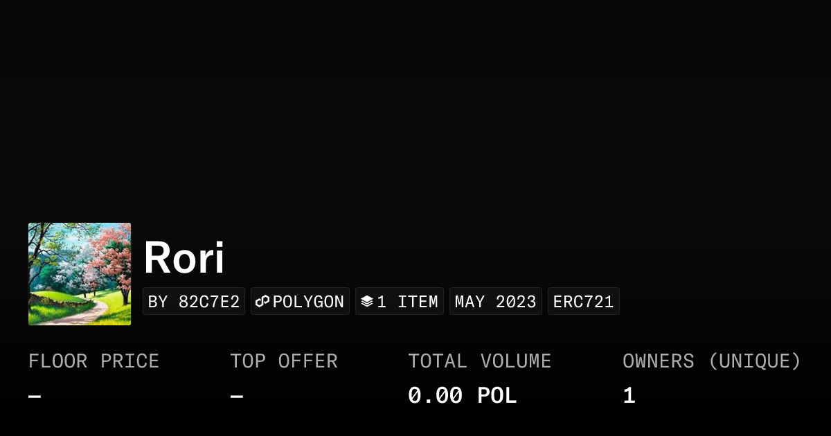 Rori - Collection | OpenSea