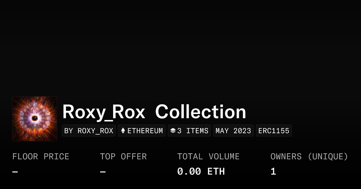Roxy_Rox Collection - Collection | OpenSea