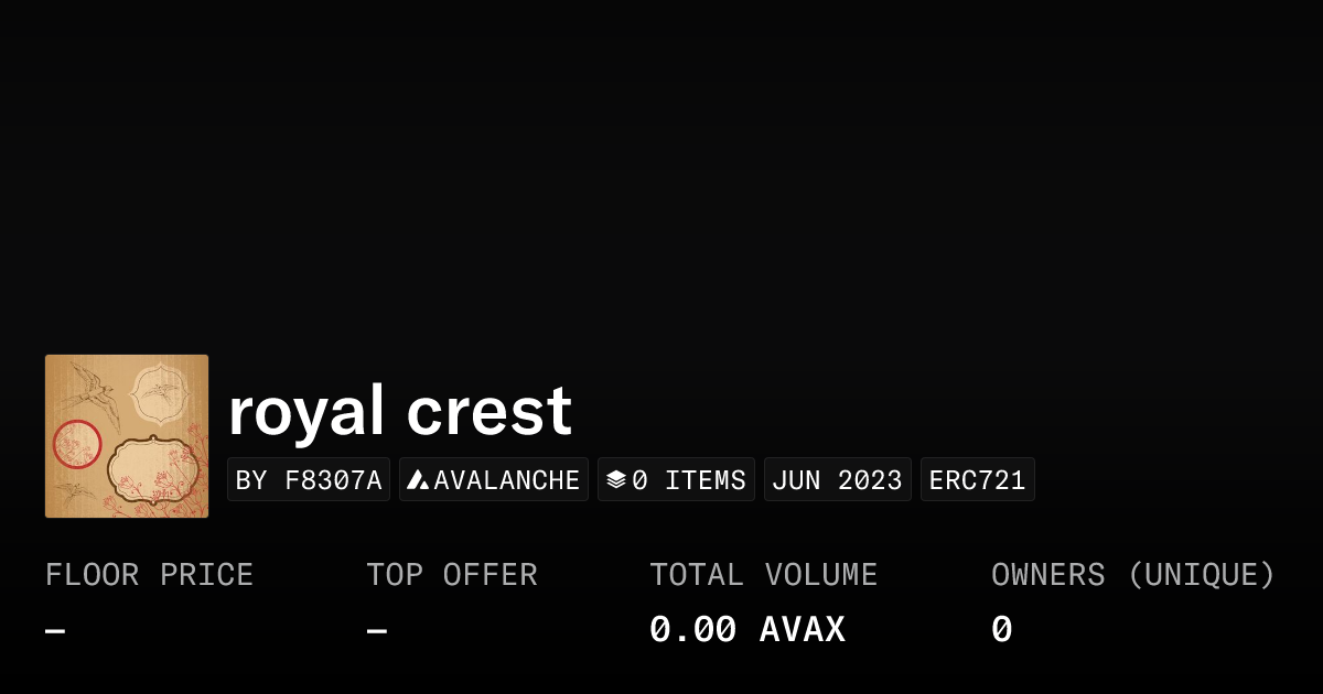 royal crest - Collection | OpenSea