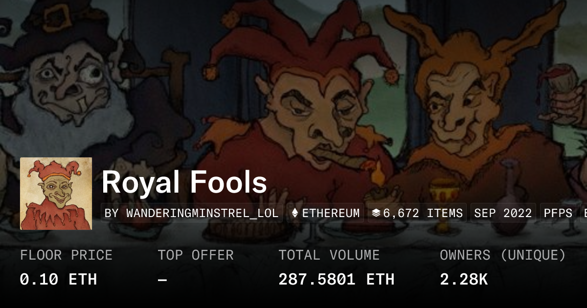 Royal Fools - Collection | OpenSea