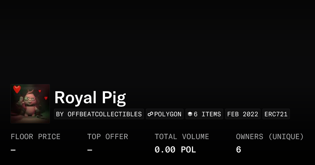 Royal Pig - Collection | OpenSea
