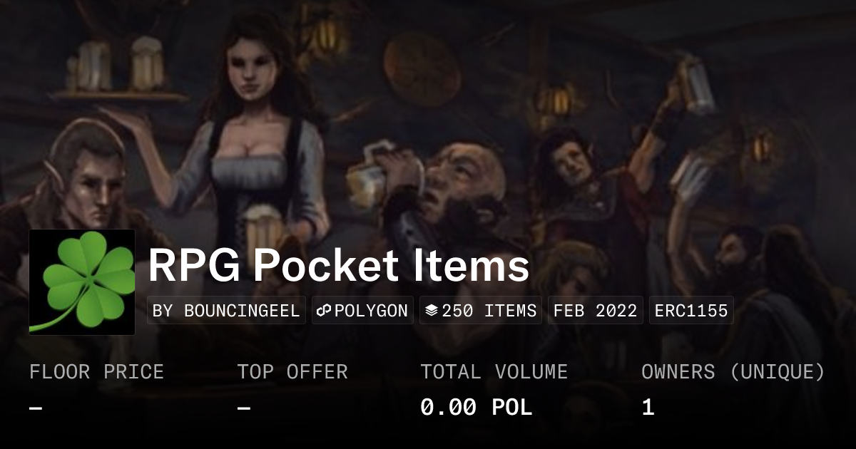 RPG Pocket Items - Collection | OpenSea