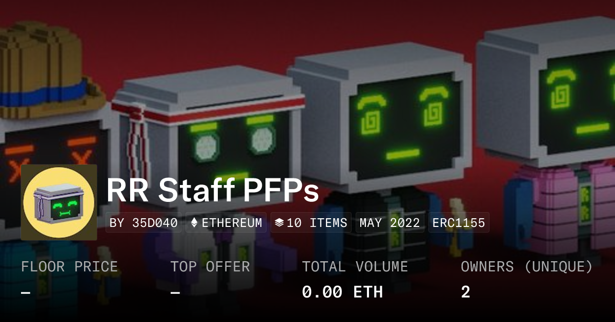 RR Staff PFPs - Collection | OpenSea