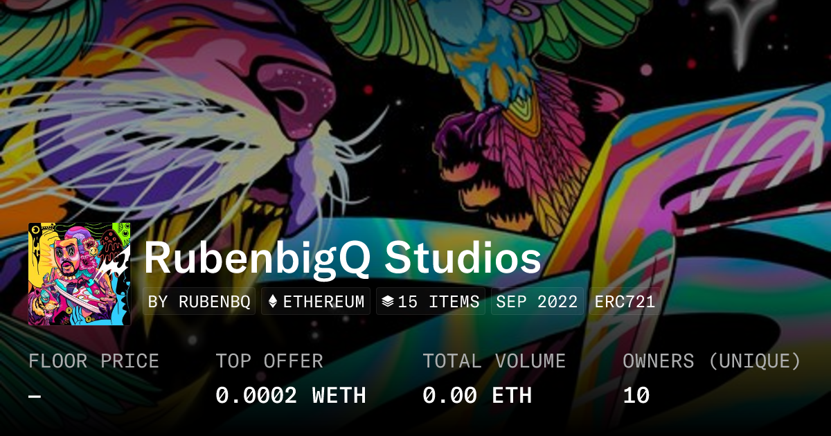 RubenbigQ Studios - Collection | OpenSea