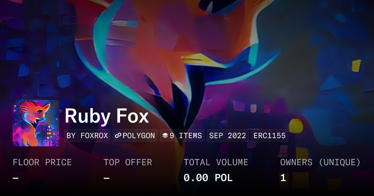 Ruby Fox - Collection | OpenSea