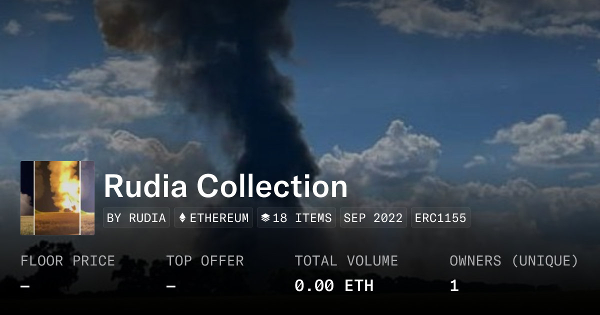 Rudia Collection - Collection | OpenSea