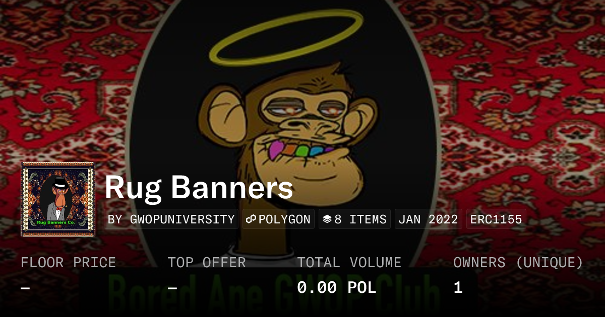 Rug Banners - Collection | OpenSea